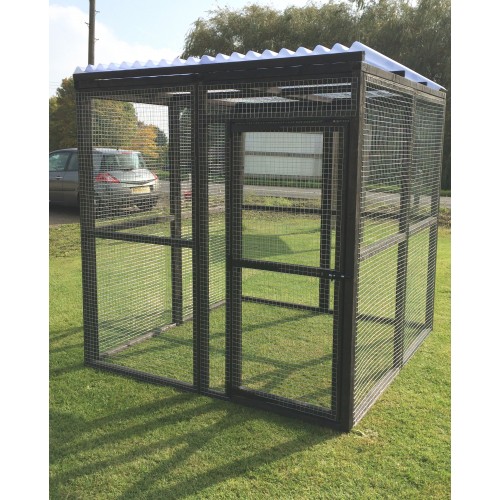 Waterproof 6ft x 6ft Black Animal Enclosure Cat Rabbit Chicken